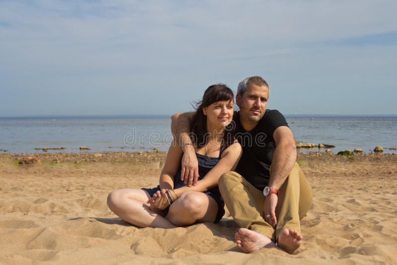 Two on the beach stock photo. Image of pair, beach, holiday - 25632778