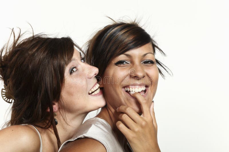 Two beautiful girl stock photo. Image of fashion, people - 16107390