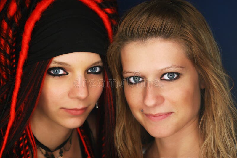 Two beautiful girls stock image. Image of fashion, adult - 39652823