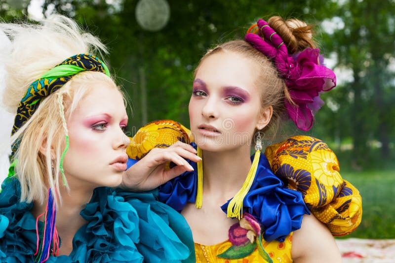 Two beautiful ladies stock image. Image of caucasian - 25949271