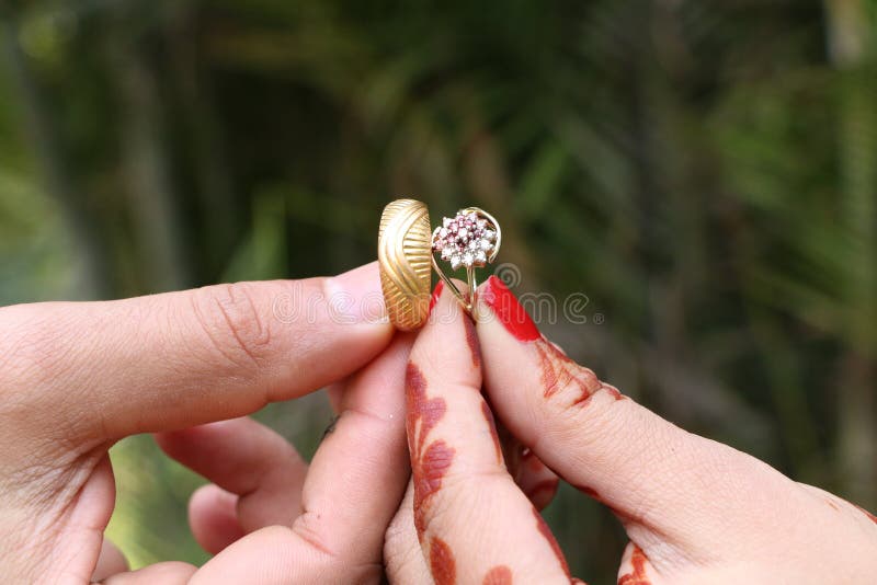 Two Beautiful Rings for a Lovely Couple Stock Photo - Image of rings ...