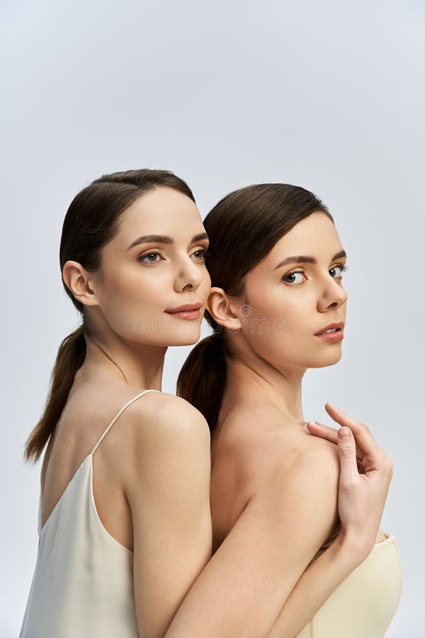 Twins Embracing Their Bond Graceful Stock Photos - Free & Royalty-Free ...