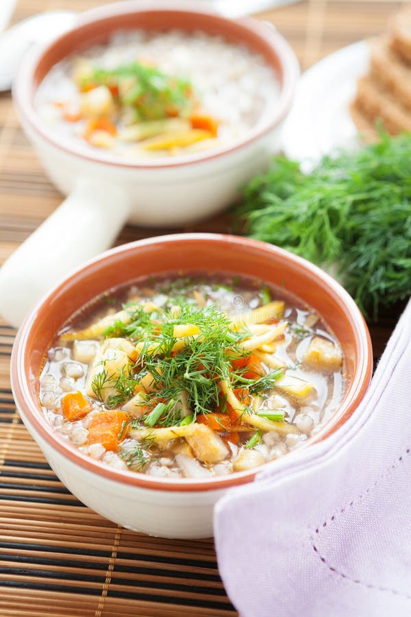 Two Beautiful with Soup Tureen Stock Image - Image of healthy ...