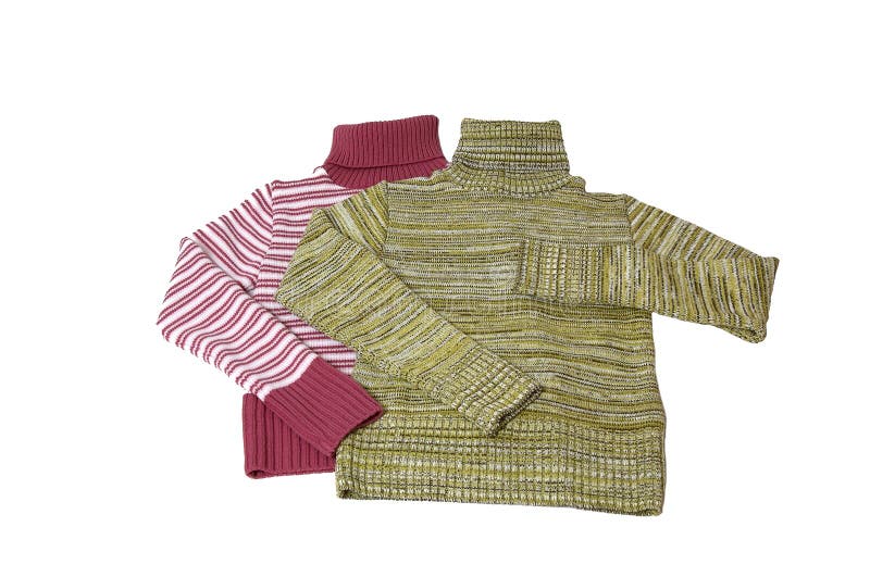 Two beautiful sweaters. stock image. Image of object, isolated - 7267751