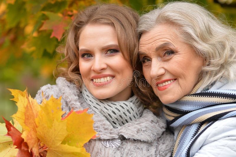 Two beautiful women stock photo. Image of mature, calm - 84656162