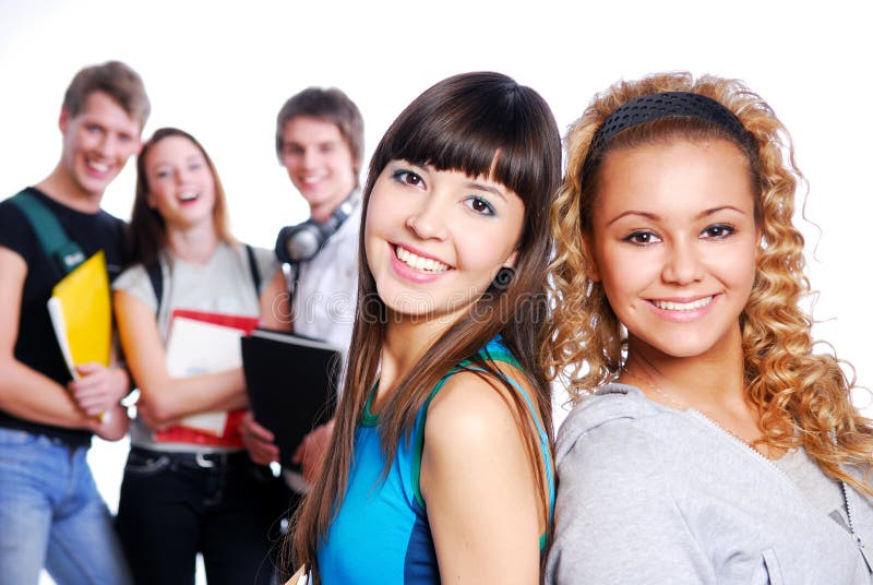 Group University Students Standing Position Stock Photos - Free ...