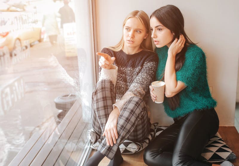 Two women gossip in office stock photo. Image of business - 13917214