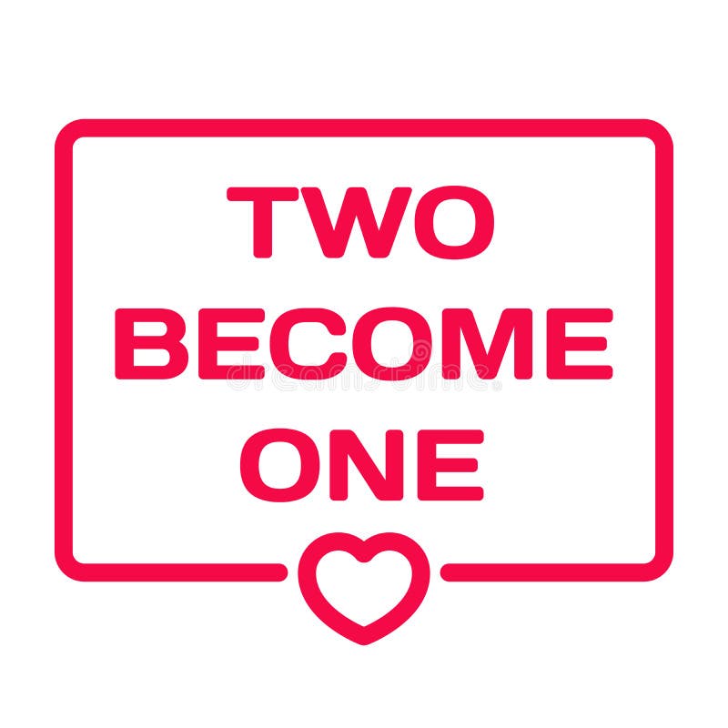 Two Become One Stock Illustrations – 83 Two Become One Stock ...