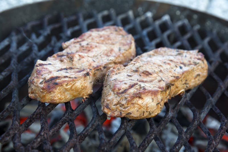 Two beefs on the barbecue stock photo. Image of sirloin - 43281824