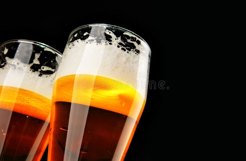 Two beers stock photo. Image of refresh, celebration, cold - 7776400
