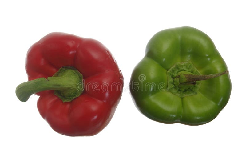 Two bell peppers stock photo. Image of jalapeno, metaphor - 11222366