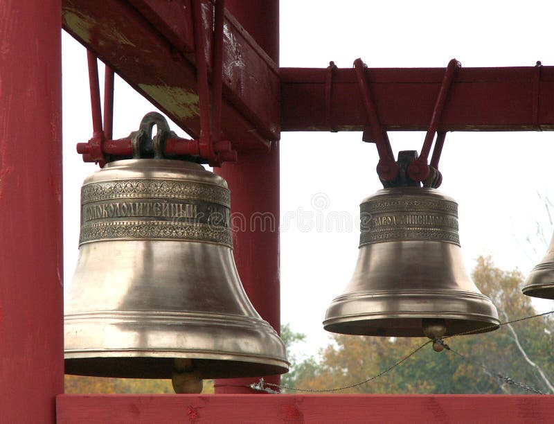 Old church bells. Sepia. stock photo. Image of chapel - 21443708