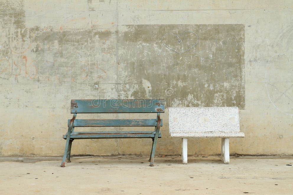 Two bench stock photo. Image of grunge, wooden, architecture - 26030856