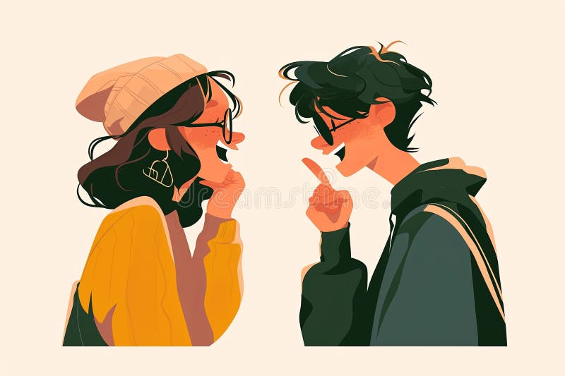 Understanding Each Other Stock Illustrations – 470 Understanding Each ...