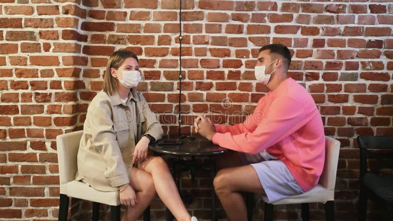 Two the Best Friends Meet Together in Cafe Stock Footage - Video of ...