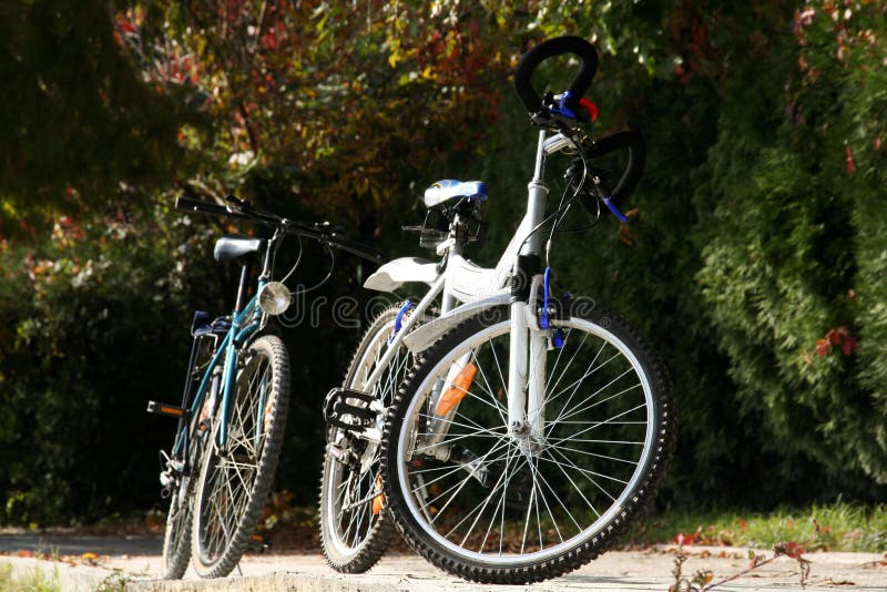 Two bicycles stock photo. Image of bike, relax, fitness - 303490