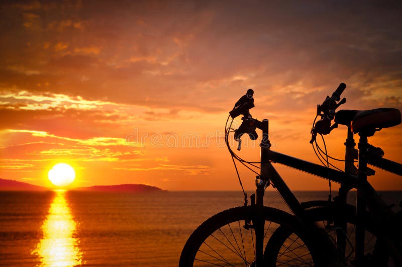 Two bicycles. stock photo. Image of bicycle, hike, adventure - 54101116