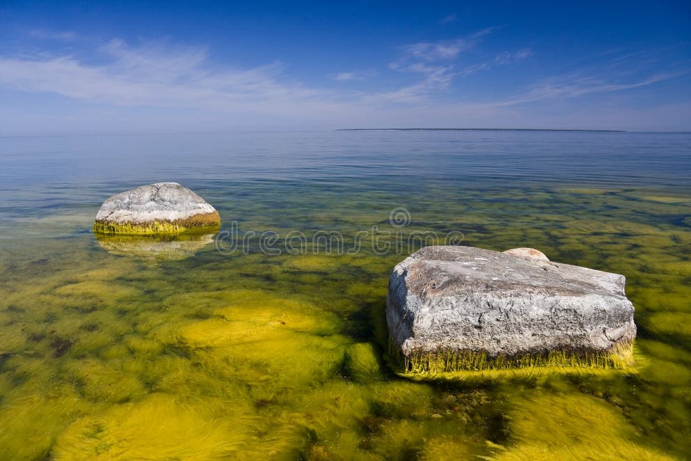 Two big rocks stock photo. Image of reflection, bloom - 6362048
