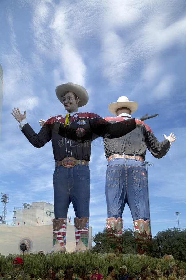 Two Big Tex at State Fair Texas USA Editorial Stock Image - Image of ...