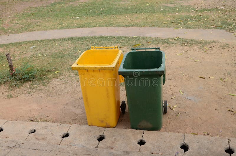 Two bins stock photo. Image of graphic, pollution, closed - 38658596
