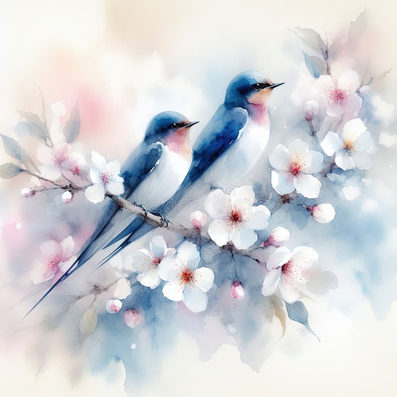 683 Japanese Birds Cherry Stock Photos - Free & Royalty-Free Stock ...