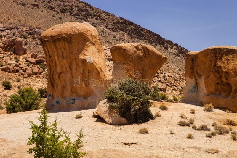 Bizarre Rock Formations Northern Morocco Stock Photos - Free & Royalty ...