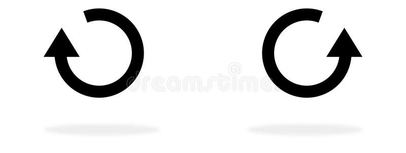 Arrows Counterclockwise Stock Illustrations – 571 Arrows ...