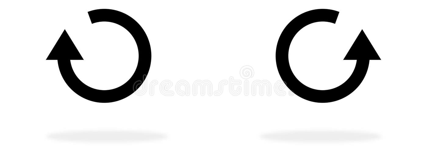 Arrows Counterclockwise Stock Illustrations – 571 Arrows ...