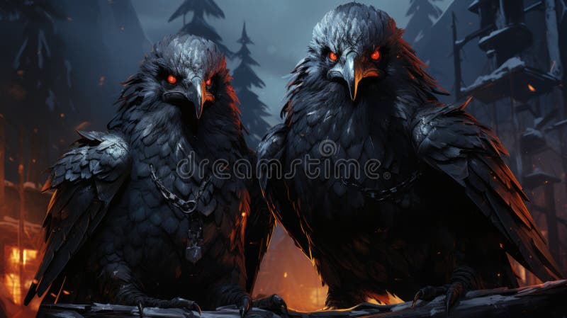 Fire Ravens Stock Illustrations – 21 Fire Ravens Stock Illustrations ...