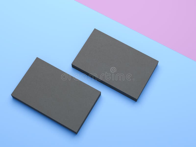 Two black business cards stock photo. Image of business - 56422962