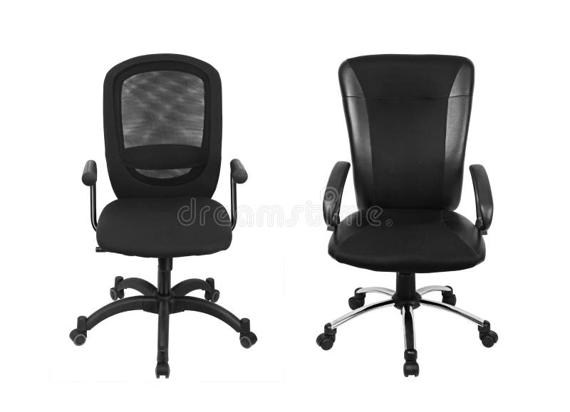 Two black office chair stock image. Image of plastic - 62446851