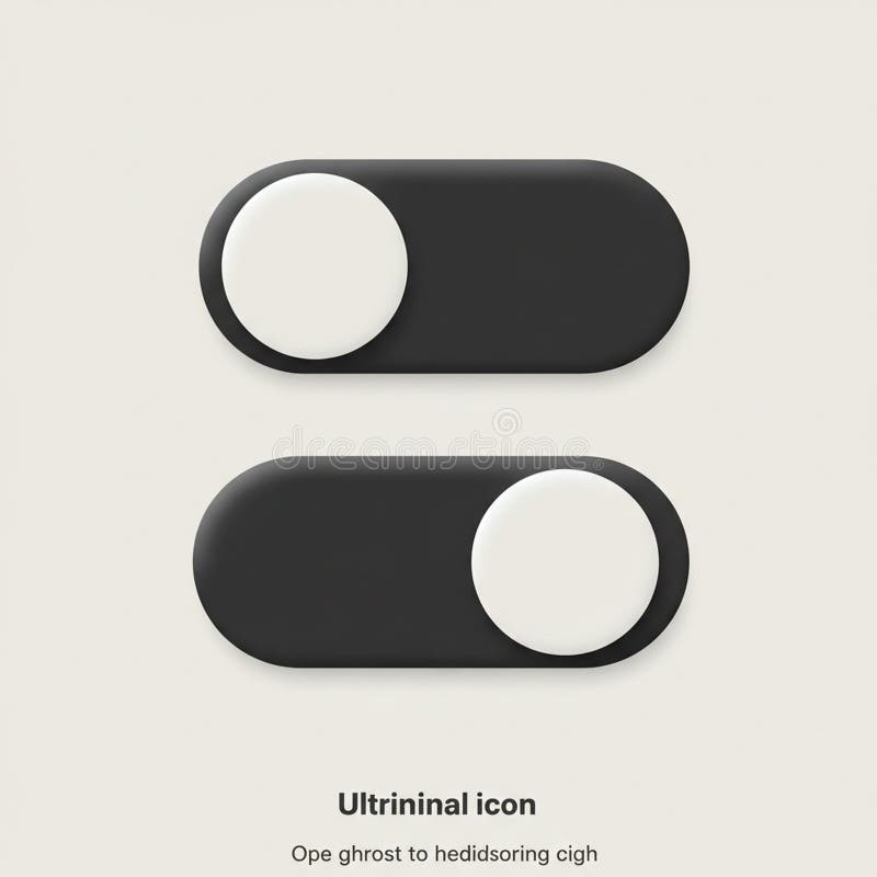 Black Round Light Switch Stock Illustrations – 2,649 Black Round Light ...