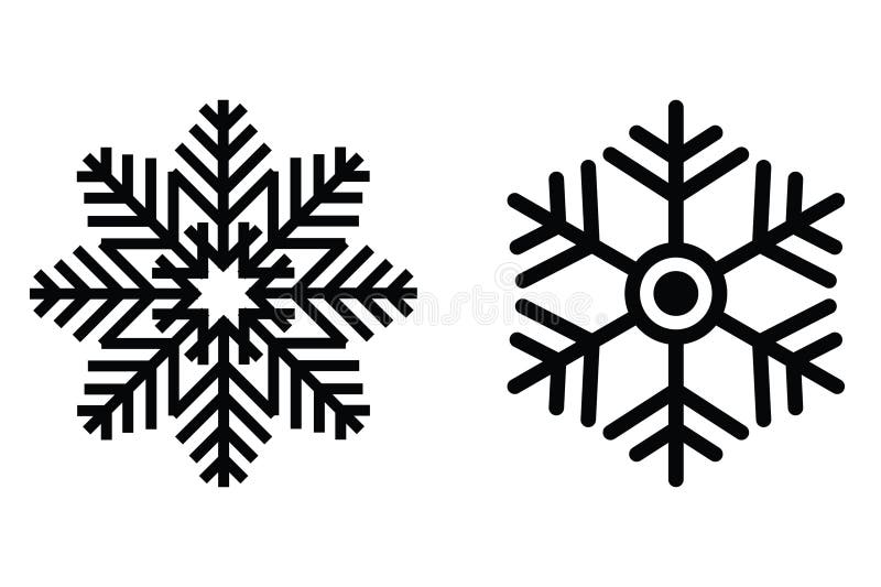 Chill Frost Snowflake Logo Cool Weather Emblem Stock Illustration ...