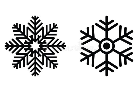 Chill Frost Snowflake Logo Cool Weather Emblem Stock Illustration ...