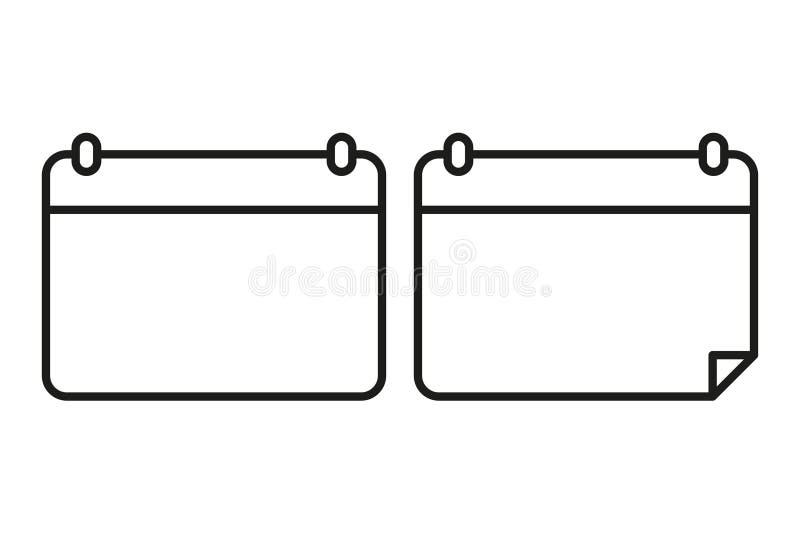 Simple Vector Calendars Stock Illustrations – 3,859 Simple Vector ...