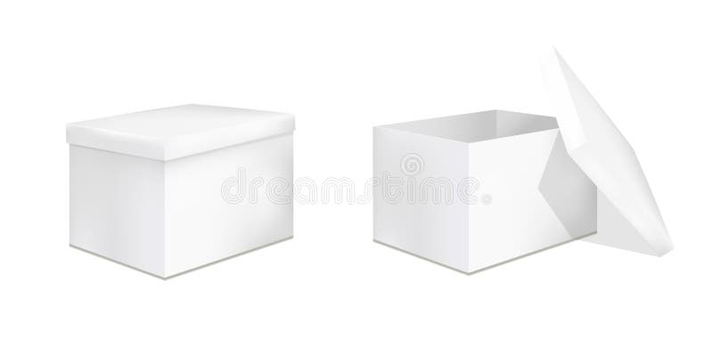 Two blank packaging boxes stock vector. Illustration of identity ...