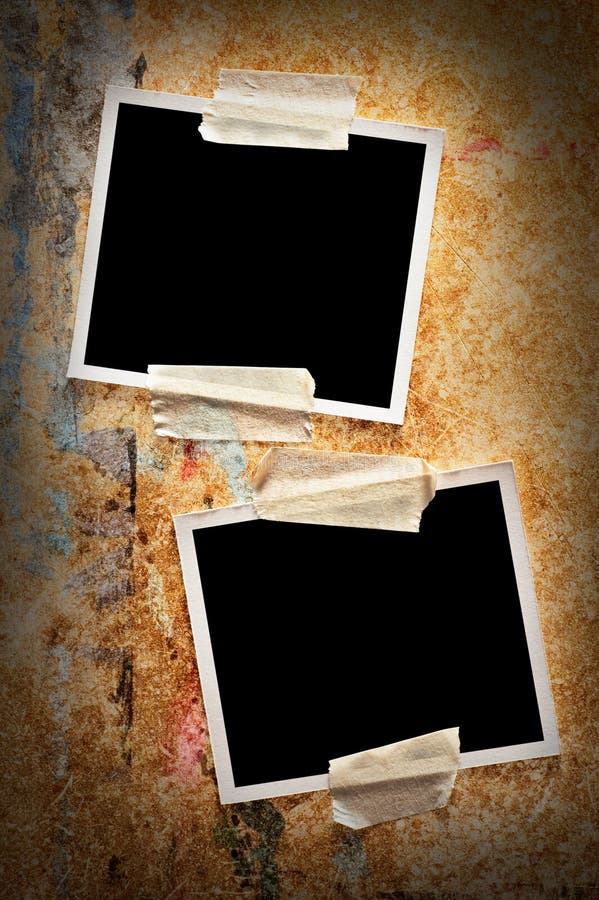 Two blank photos stock image. Image of brown, black, messy - 8847347