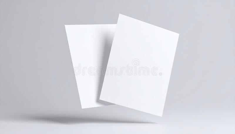 Two Blank Sheets a Minimalist Composition of Simplicity and Potential ...