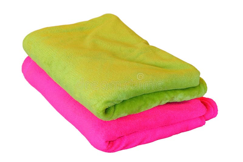 Two blankets over white stock image. Image of brown, green - 85095509