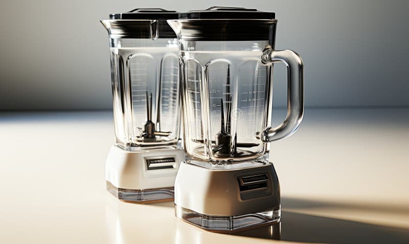Two Blenders on Table stock image. Image of mixers, table - 333988633