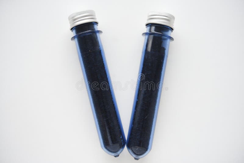 Two Blue Plastic Flasks with a Shiny Lid. Flasks with Tea Inside Stock ...