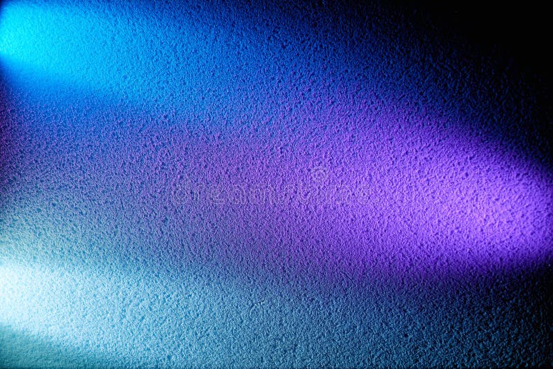 Two Blue Rays of Light Shine on a Meeting Purple Stock Image - Image of ...