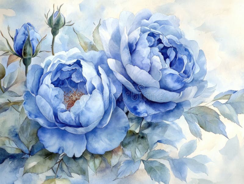 Two Blue Roses stock image. Image of bouquets, beauty - 376791165