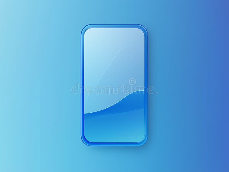 Two Bluecolored Phones are Positioned on a Bluecolored Surface Stock ...