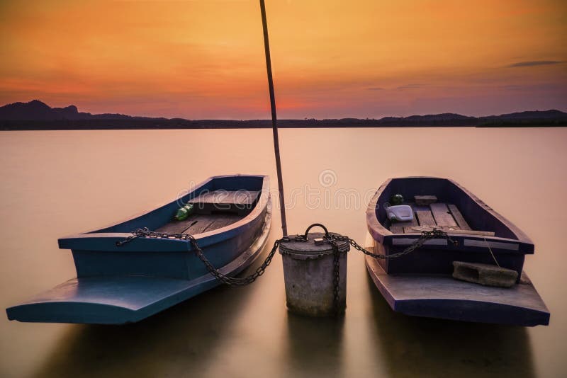 Two boat stock image. Image of peaceful, still, restful - 55423869