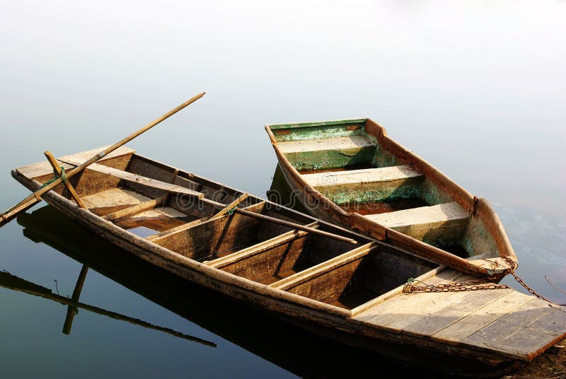 Two boats stock photo. Image of handmade, ecological - 18401908