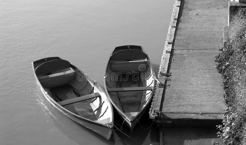 Two Boats stock image. Image of harbor, calm, nature, pair - 7558627