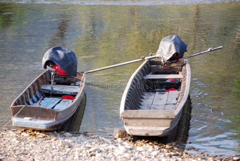 Two boats stock photo. Image of serene, landscape, beach - 37351834