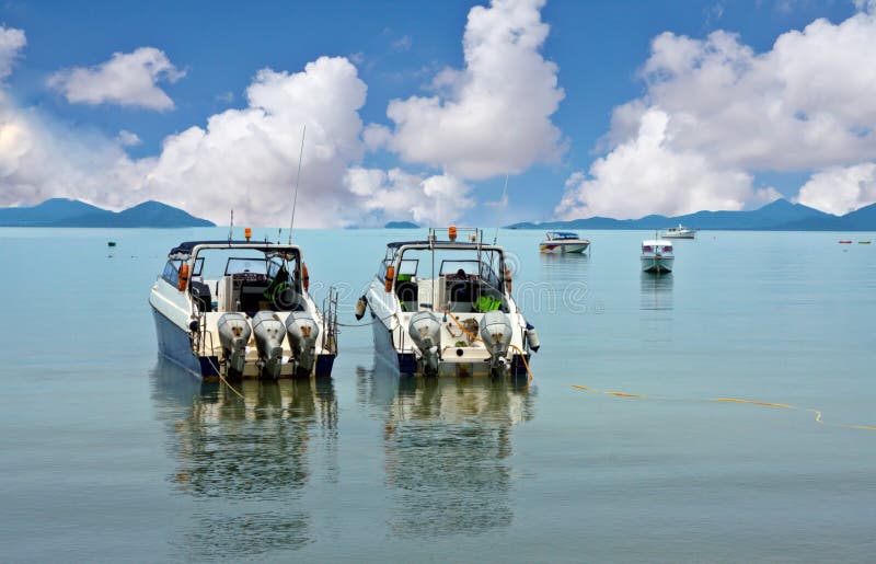 Two boats stock photo. Image of wave, boating, surface - 41423998