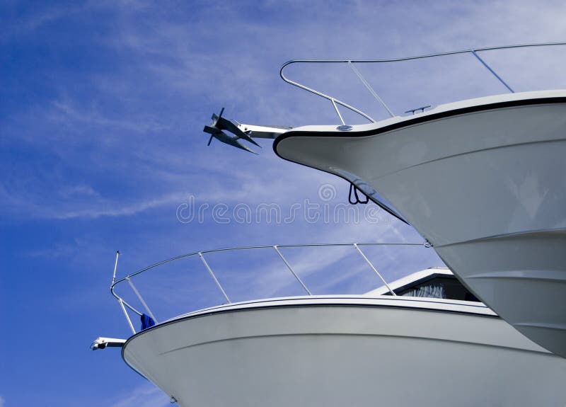 Two Boats Overhead stock photo. Image of twist, hull, summer - 2540846